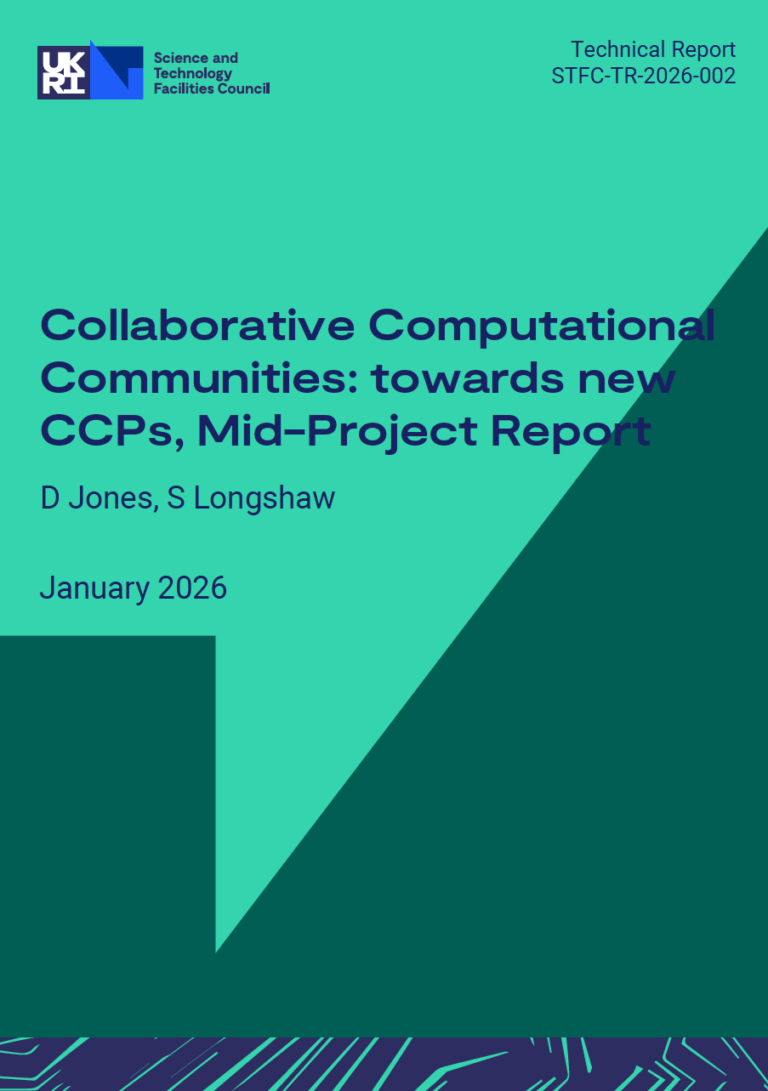 Mid-Project Report for CoSeC’s newest Collaborative Computational ...